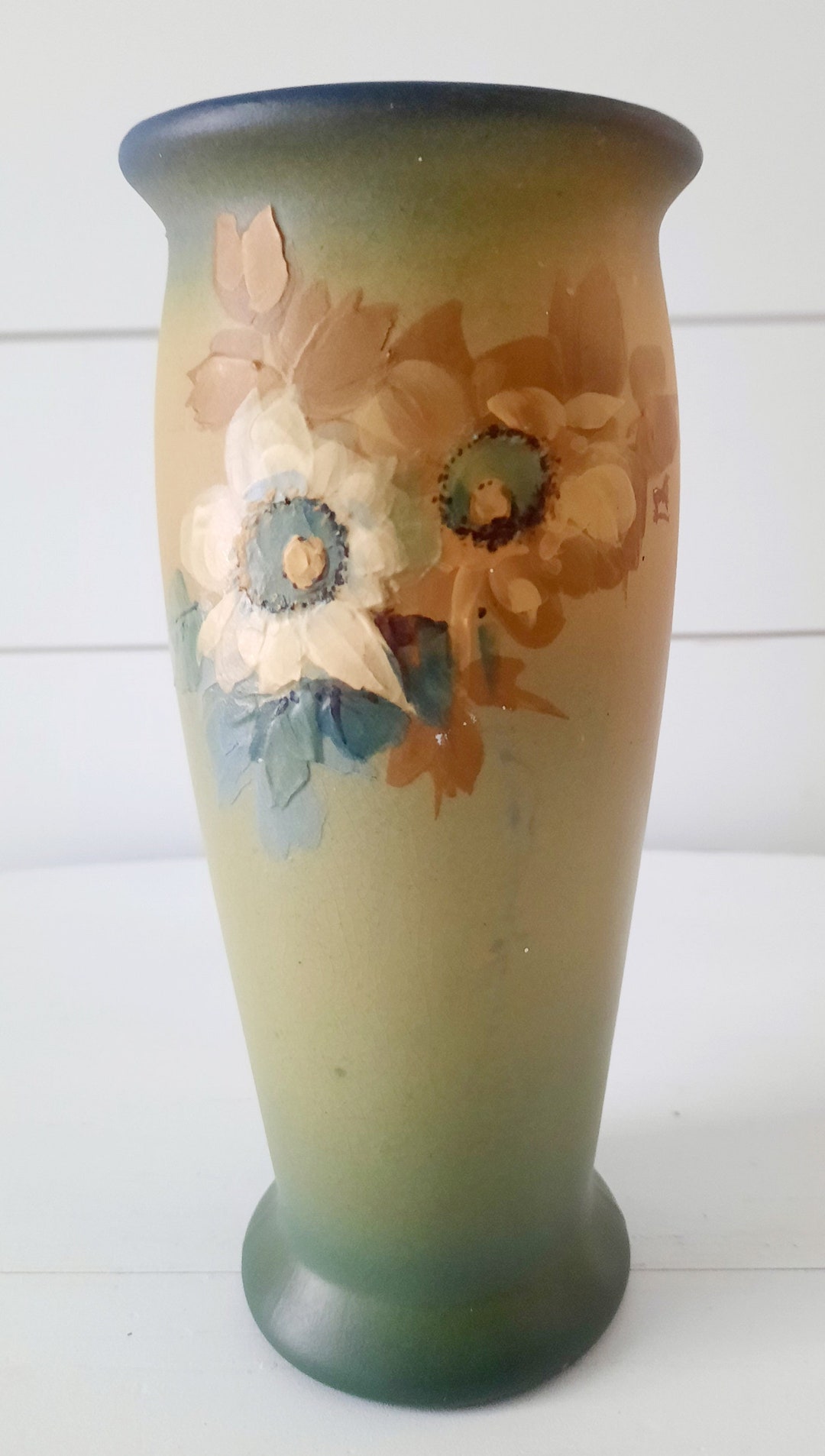 Weller Hudson Pottery Art Vase - Etsy