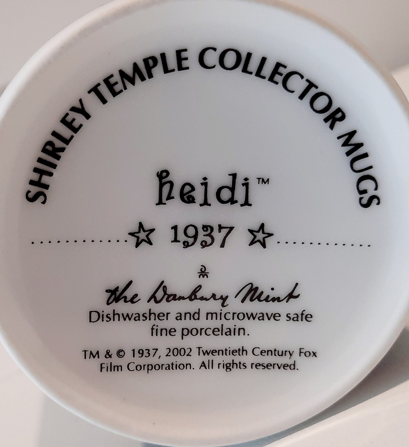 Shirley Temple Collector Mug heidi - Etsy