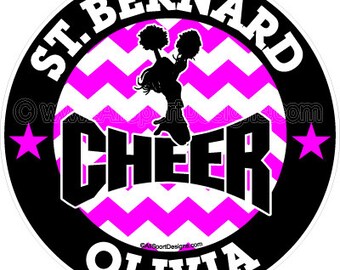 Cheerleading decals | Etsy