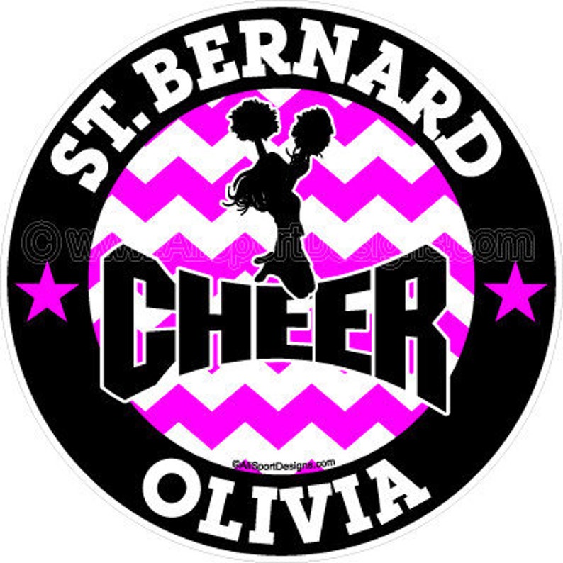 Cheerleading Car Magnet / Cheer Car Decal / Personalized Cheer - Etsy