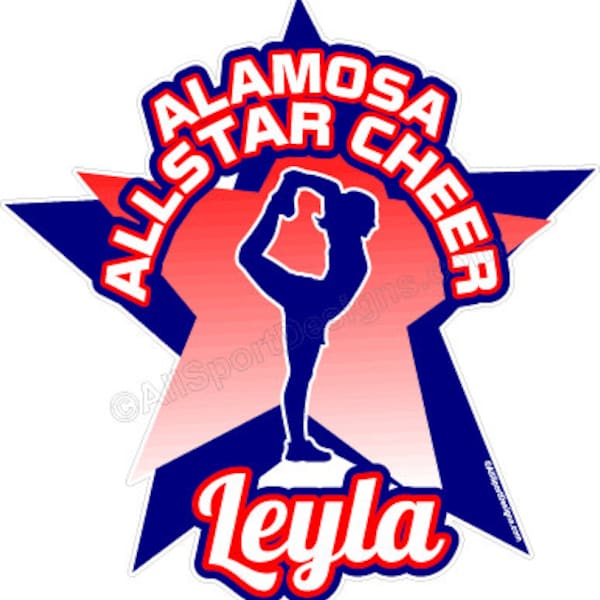 Cheer Car Decal - Etsy