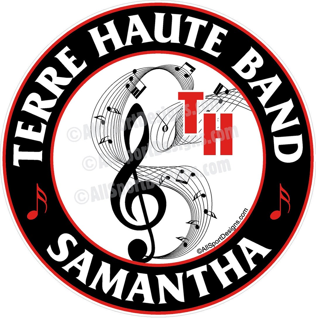 Personalized School Band Decal: Custom Music Stickers & Magnets - Etsy