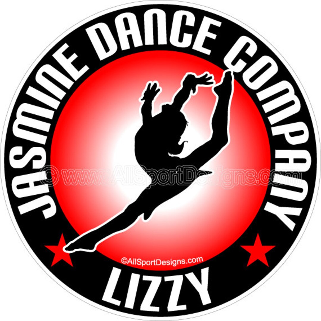 Personalized Dance Car Decal: Custom Team Sticker, Magnet, or Yard Sign ...