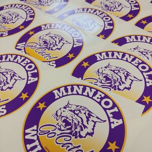 Custom Logo Decals or Magnets: Bulk Team/school Decals - Etsy