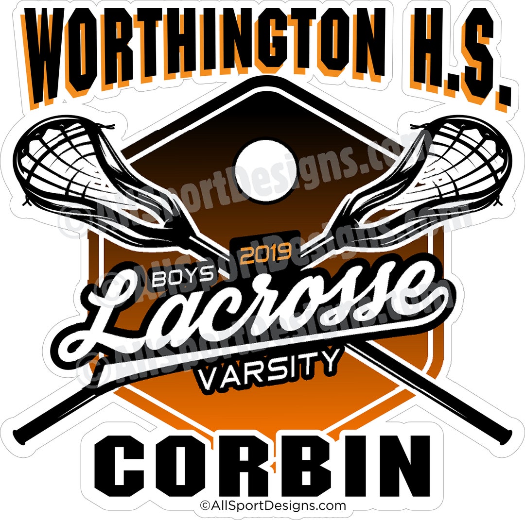 Personalized Lacrosse Decal Lacrosse Car Sticker Lax Car Decal Lacrosse ...