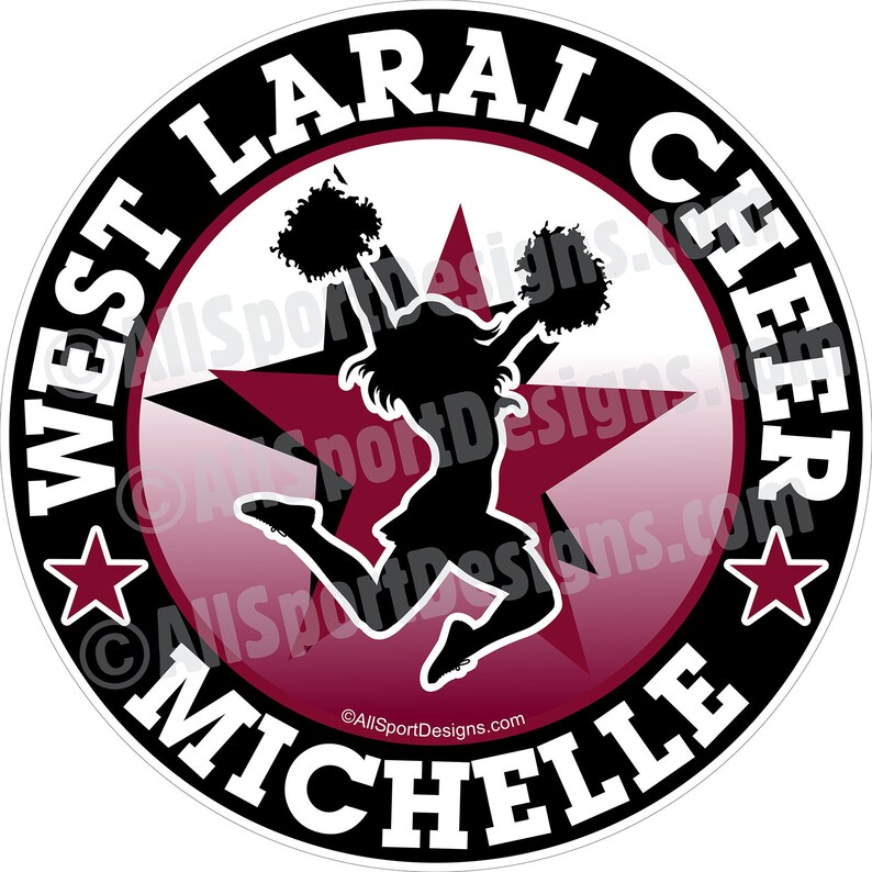 Cheerleading Car Decals / Custom Cheer Magnet / Personalized - Etsy