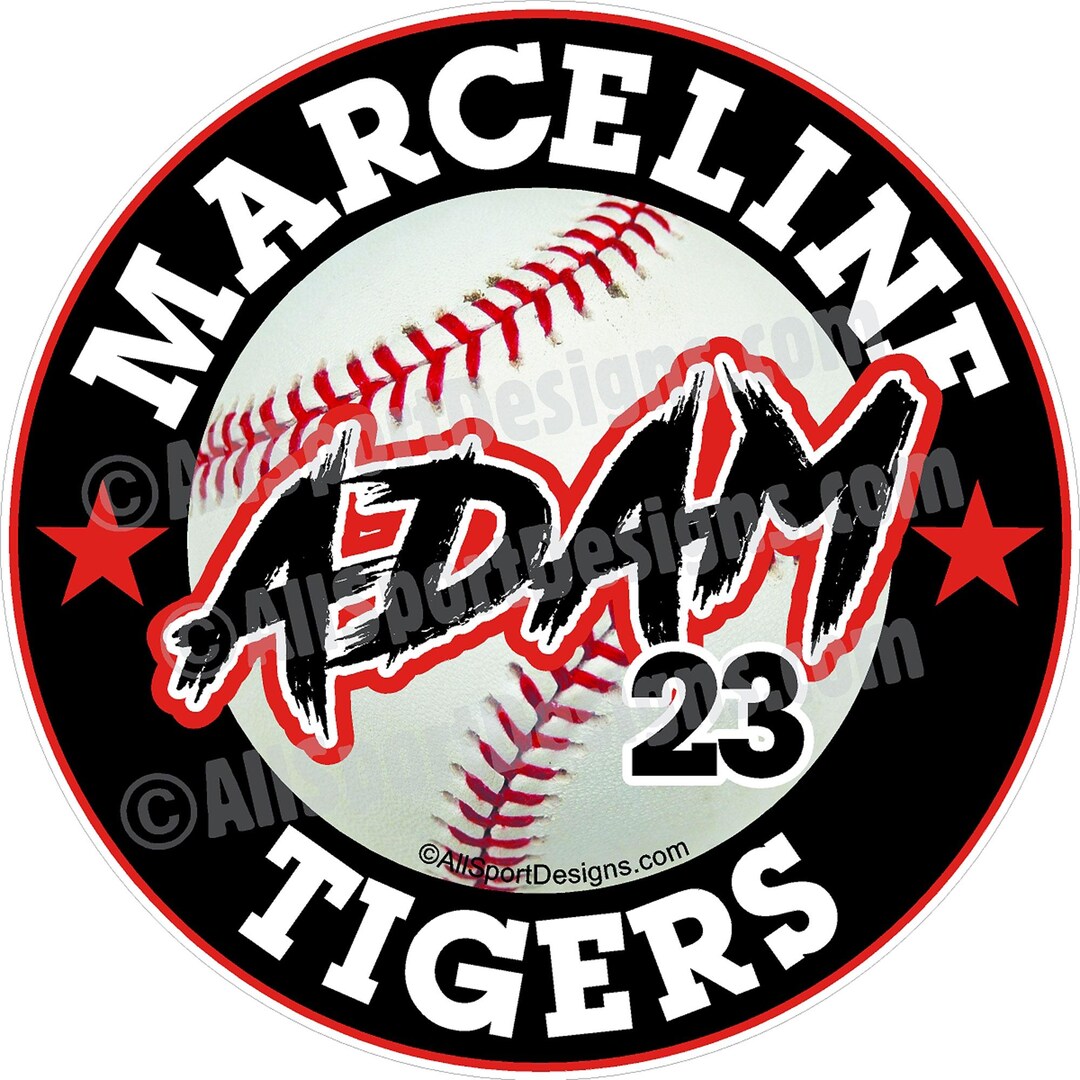 Personalized Baseball: Custom Team Decals Magnets (10) - Etsy