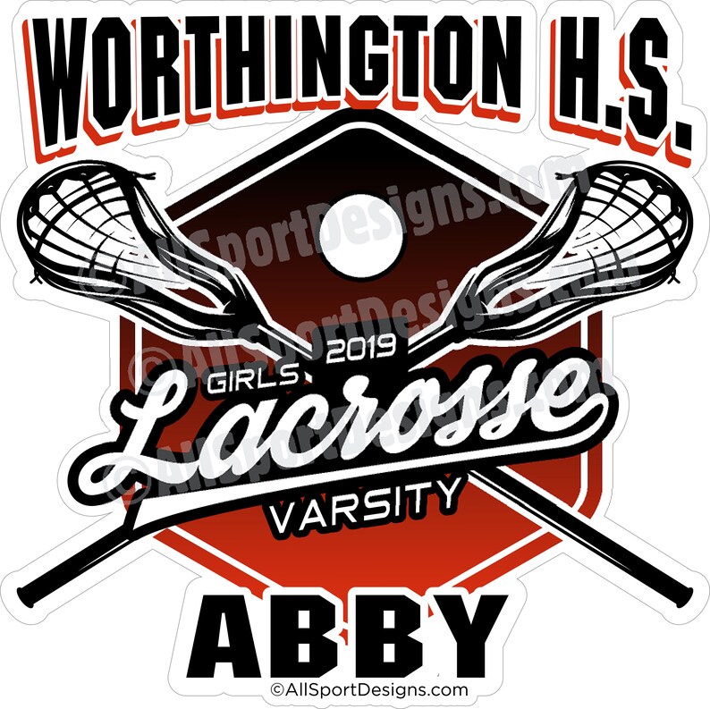 Personalized Lacrosse Decal Lacrosse Car Sticker Lax Car - Etsy.de