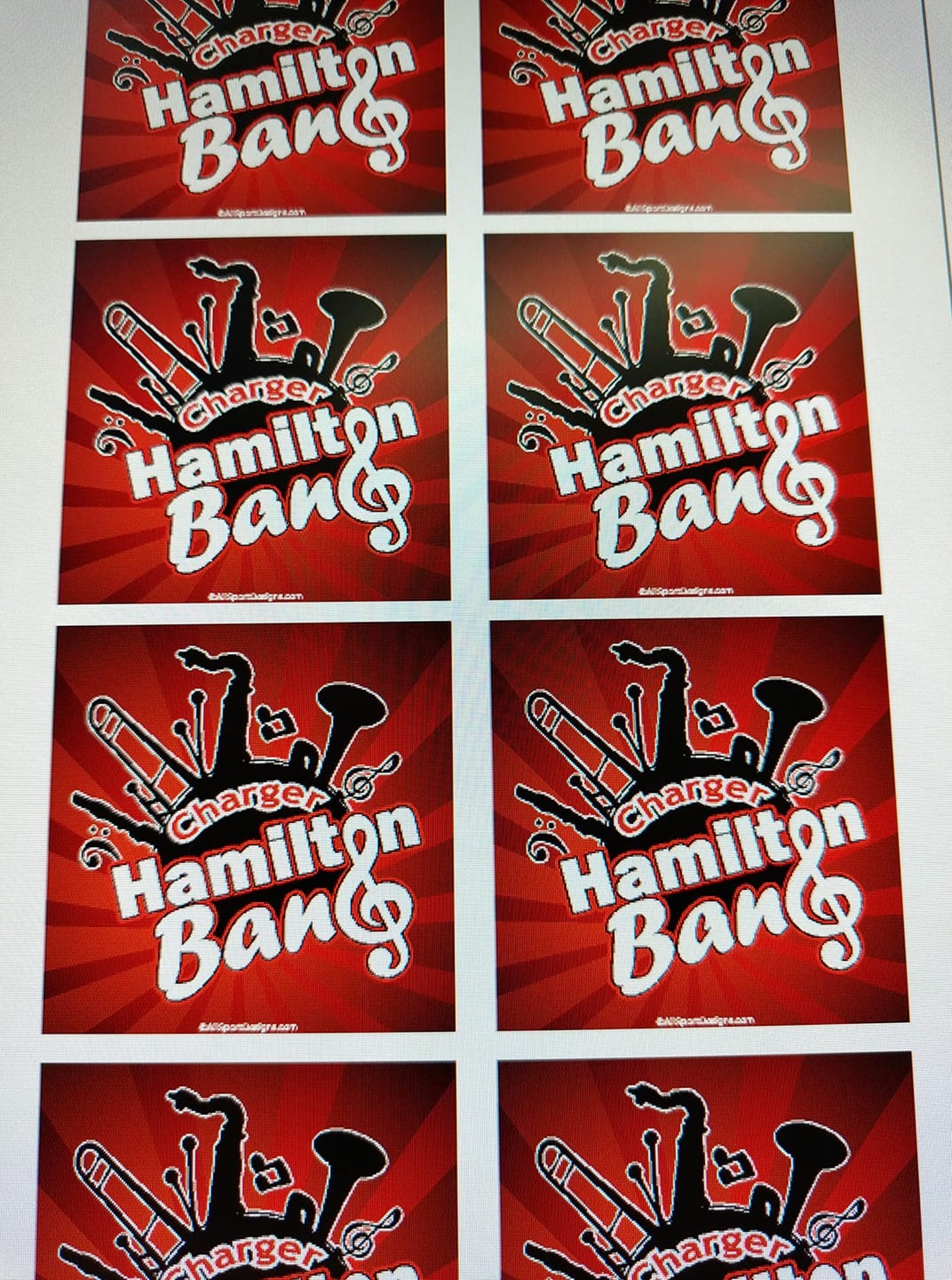 Custom Bulk Fundraiser Logo Car Decals | School and Team Magnets - Etsy