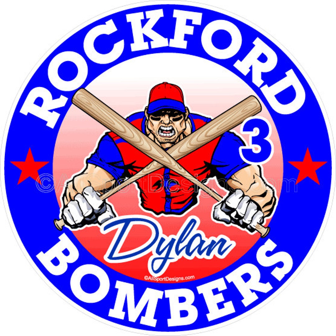 Baseball Car Decal Baseball Sticker Custom Baseball Magnet Baseball ...