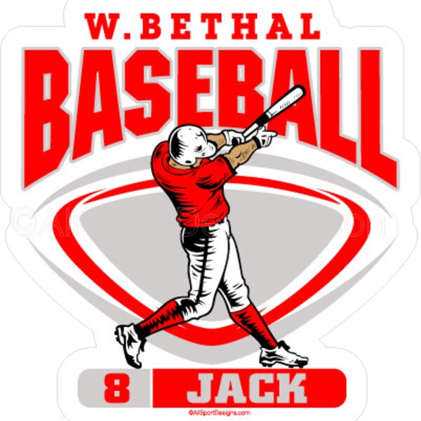 Baseball Car Decal - Etsy