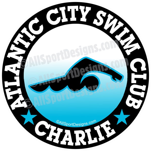 Swimmer Decal - Etsy
