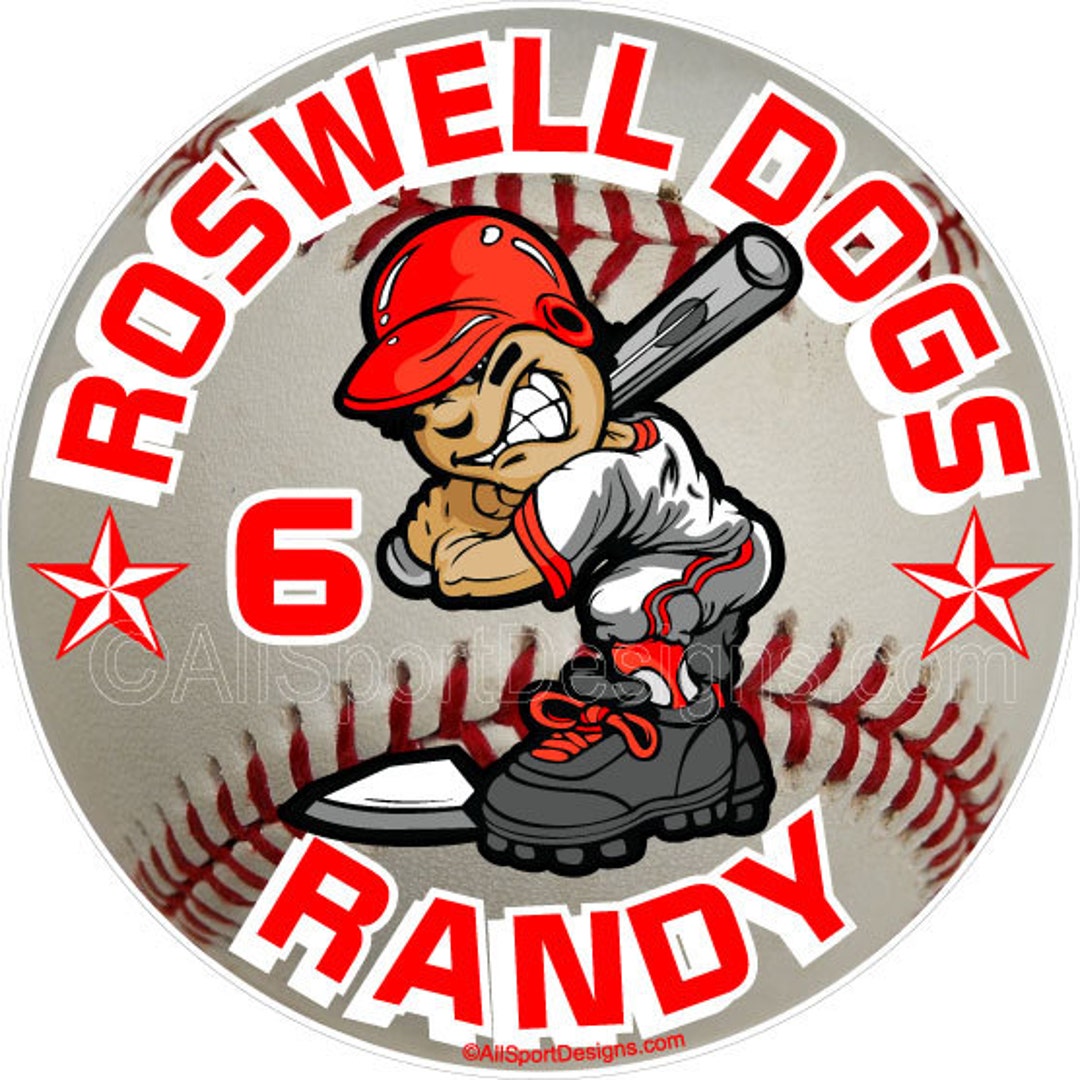 Personalized Baseball Decals / Baseball Yard Signs / Baseball Car ...