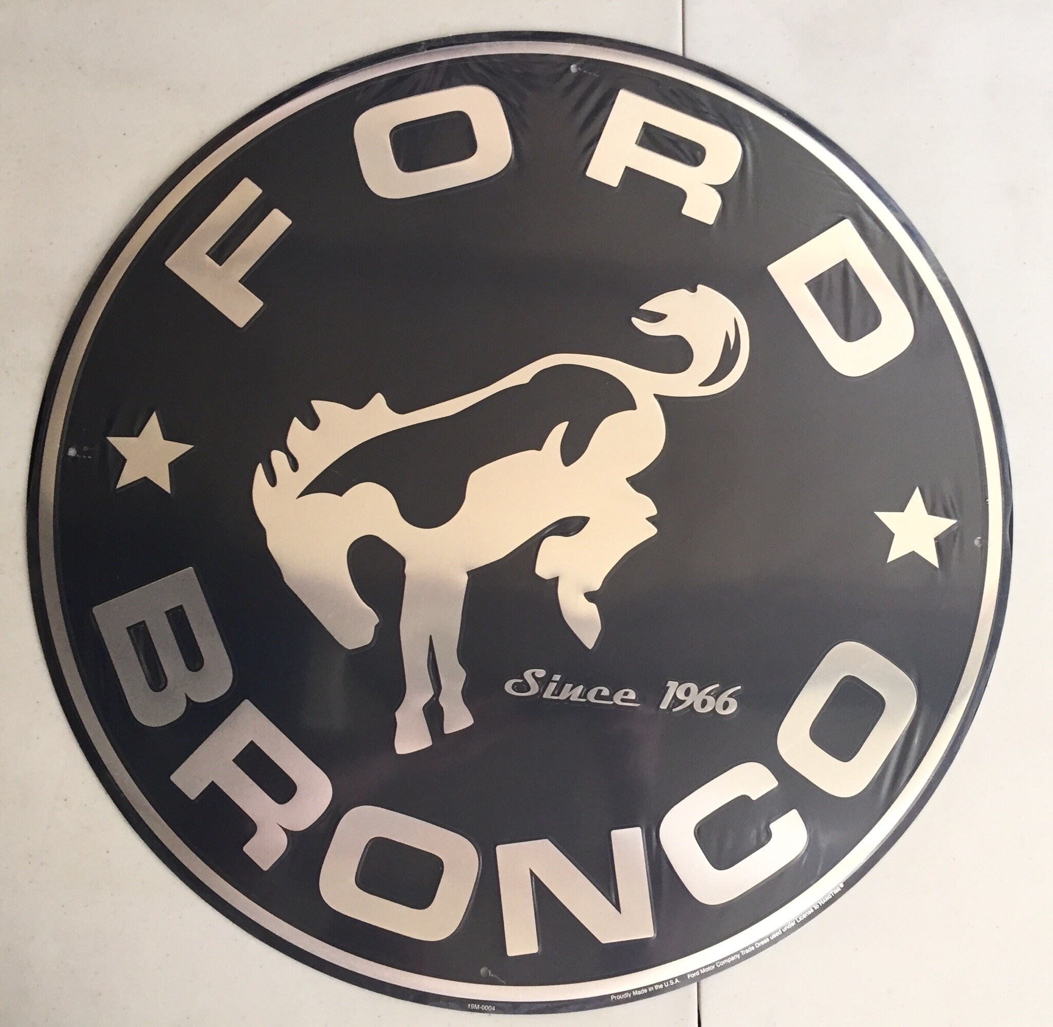 Huge 24 Ford Bronco Sign Garage Vintage Tin Sign Man Cave | Etsy