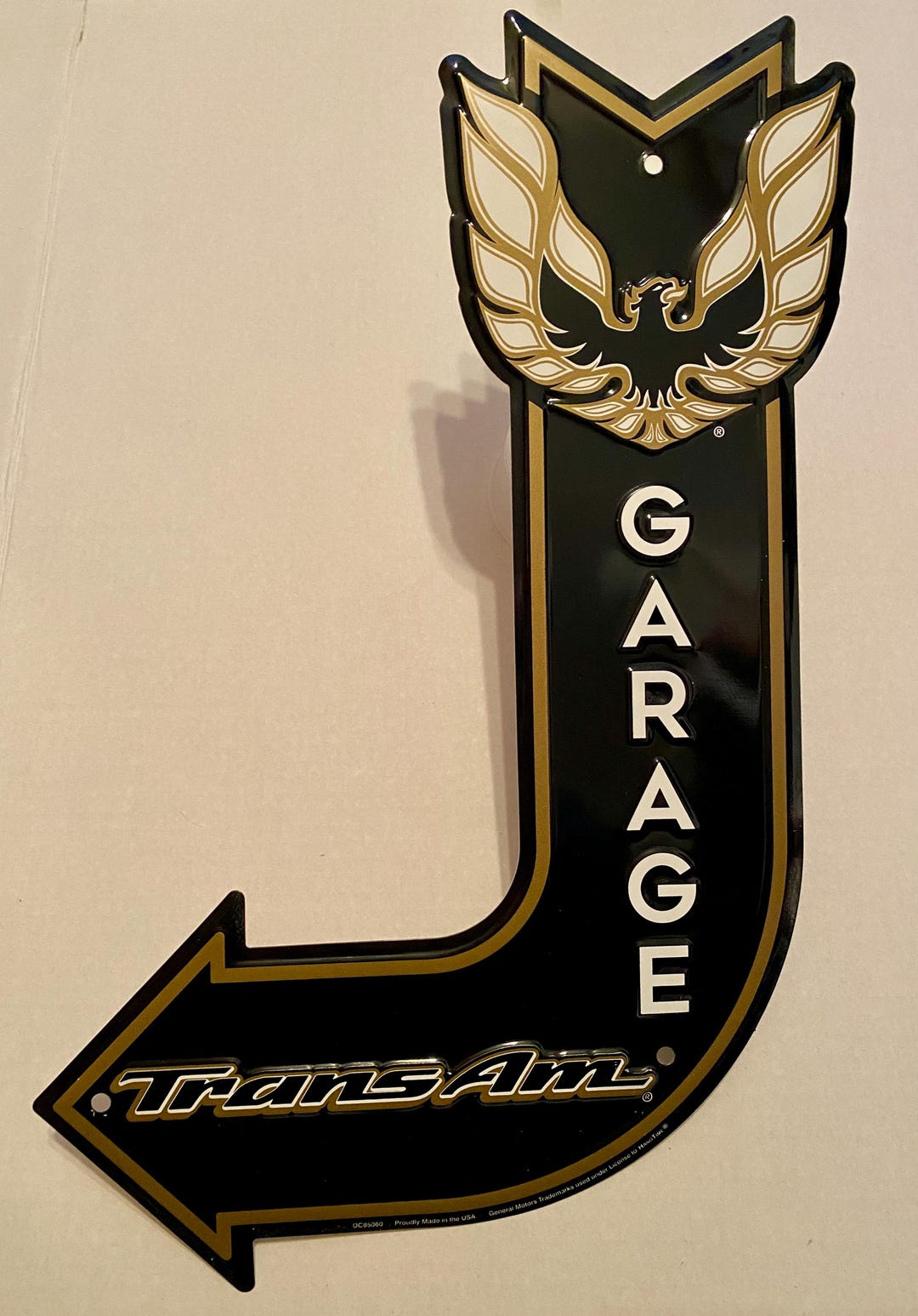 Pontiac Trans Am Garage Bent Arrow Retro Metal Sign - Man Cave Garage ...