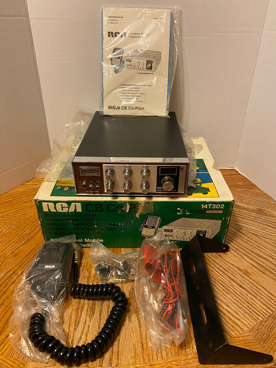 RCA Co-pilot 14T302 40 Channel Am/ssb Mobile CB Radio - Etsy