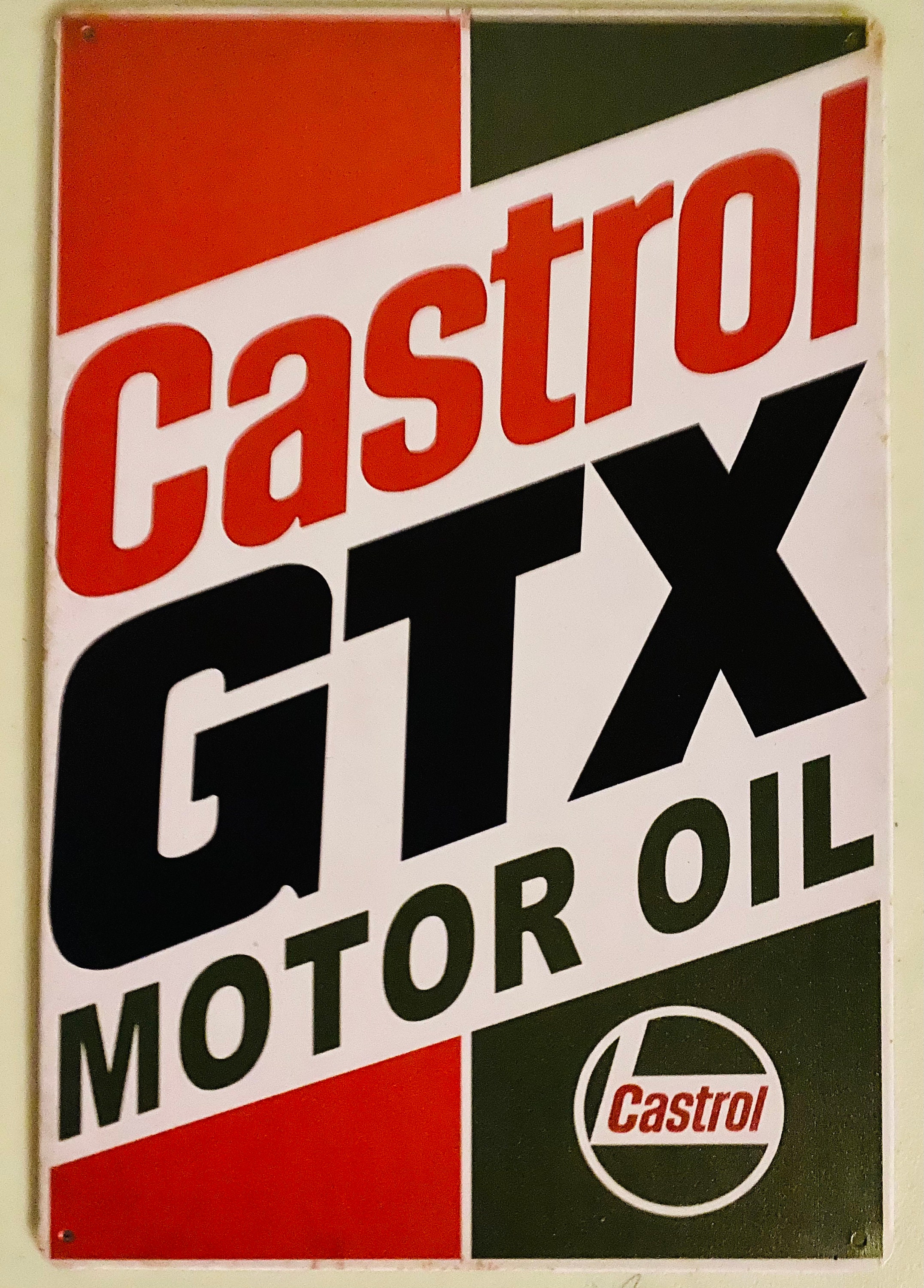 Castrol Motor Oil Sign at Jessica Dell blog