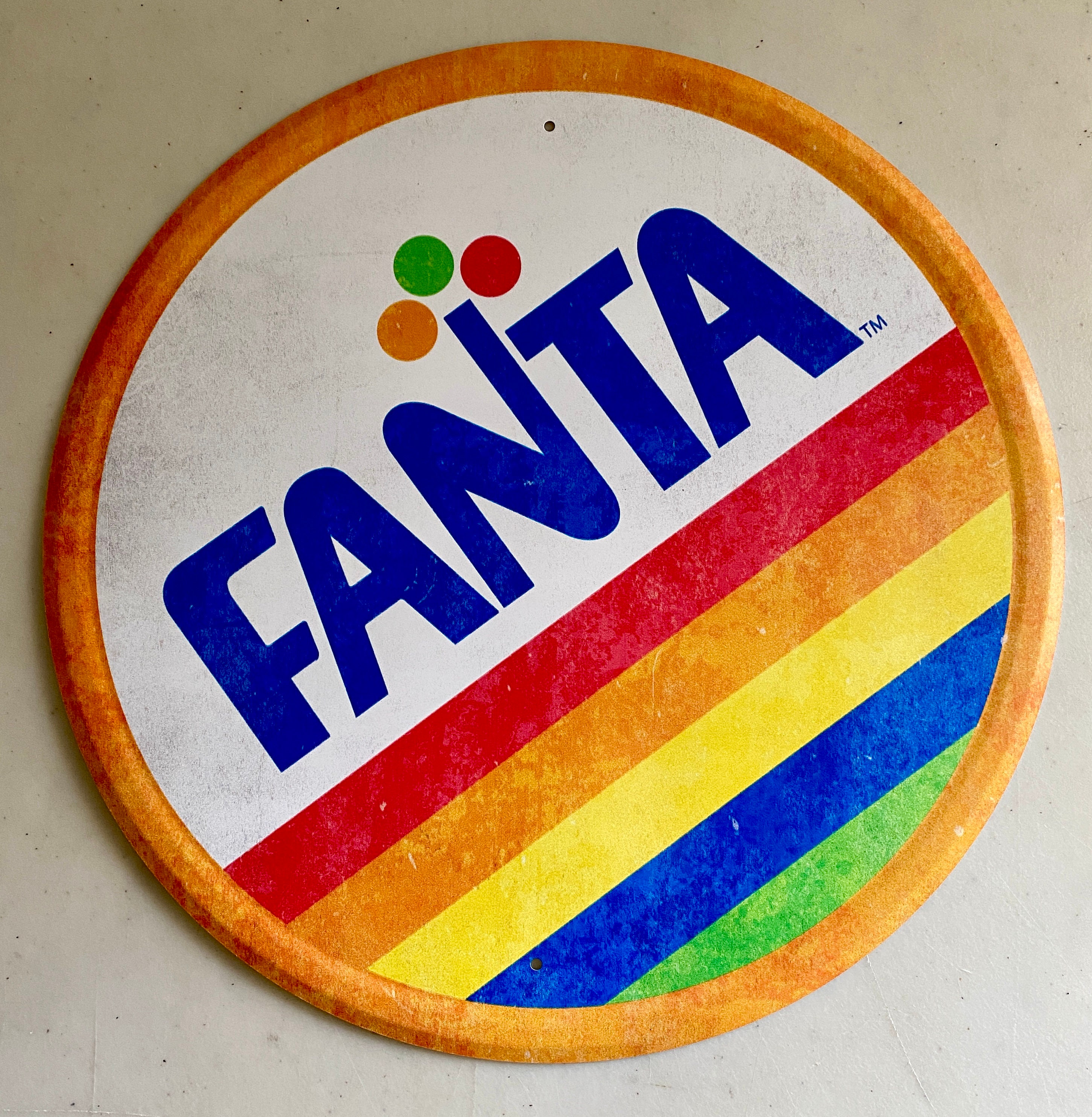 Fanta Orange Soda Pop 12 Round Vintage Tin Sign Man Cave Garage Art - Etsy