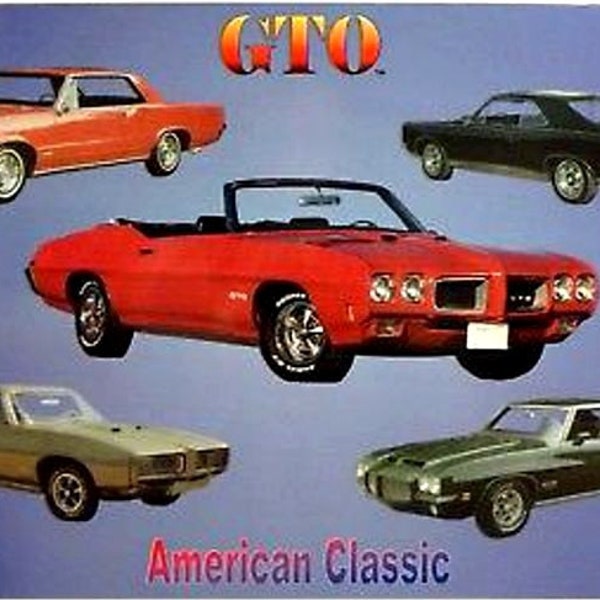 Tin Signs Gto Judge - Etsy