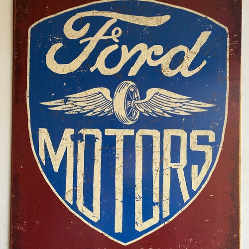 12 Ford Truck Vintage Tin Sign Man Cave Garage Art - Etsy