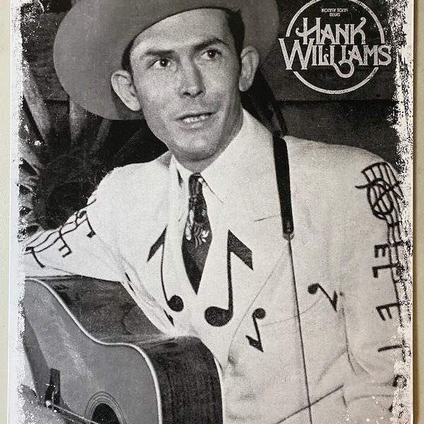 Hank Williams Poster - Etsy