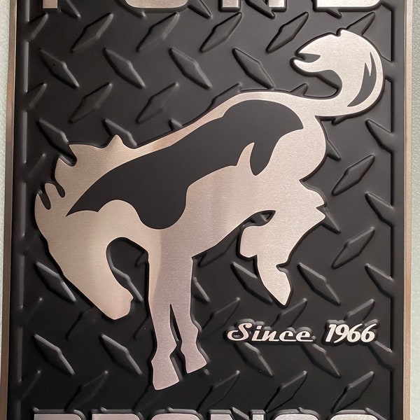 Ford Bronco Metal Sign - Etsy