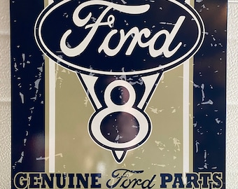 Ford V8 Sign Vintage - Etsy