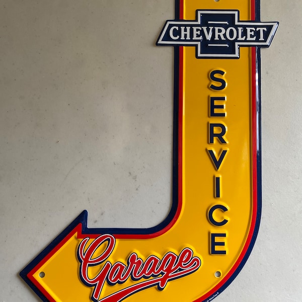 Vintage Chevrolet Sign - Etsy