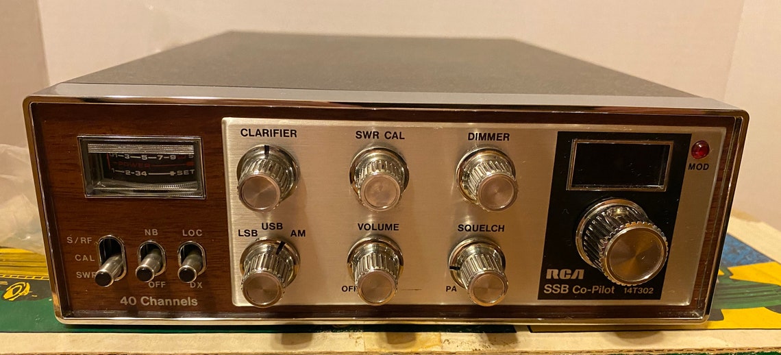 RCA Co-pilot 14T302 40 Channel Am/ssb Mobile CB Radio - Etsy