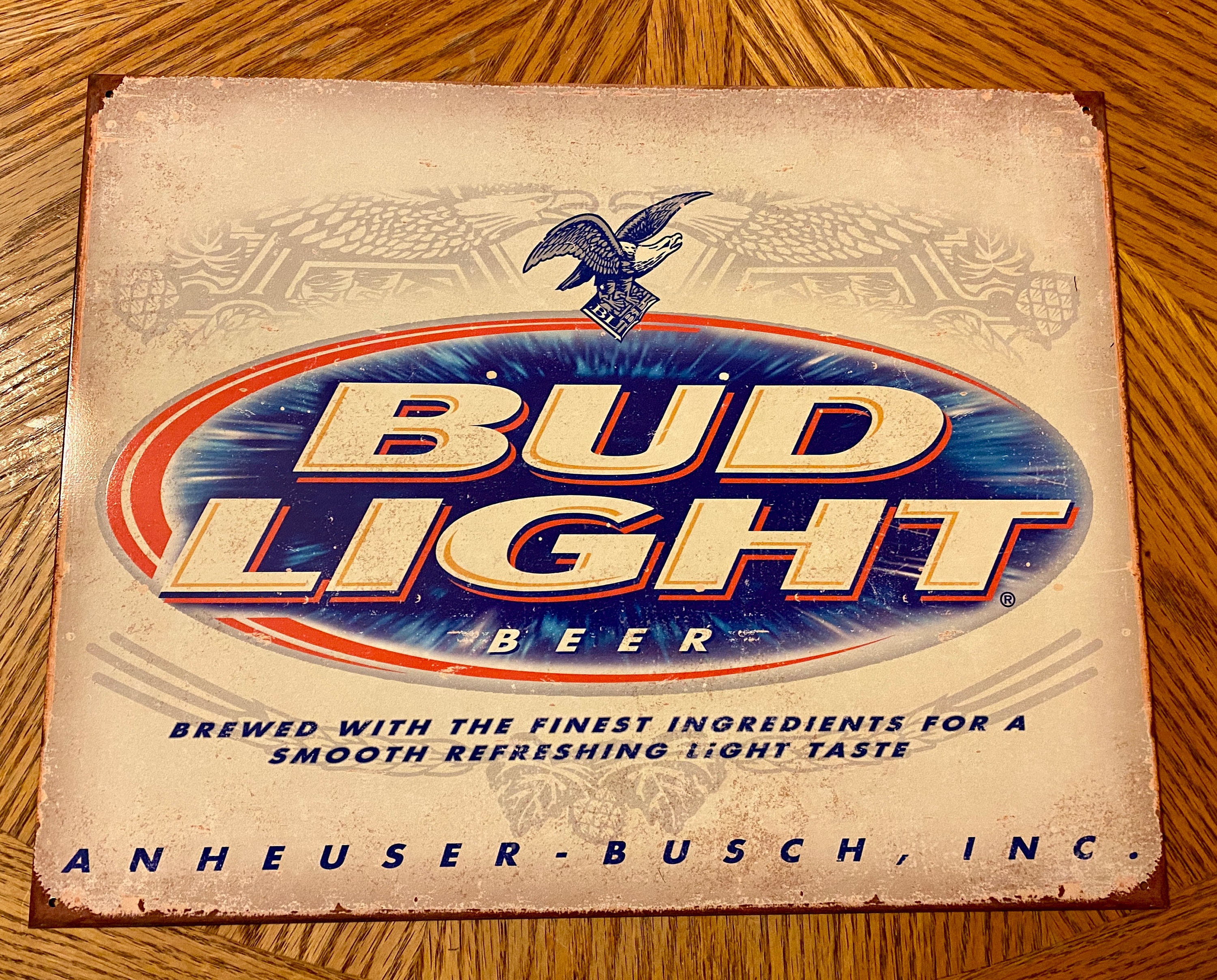 Bud Light Vintage Tin Sign Man Cave Garage Art - Etsy