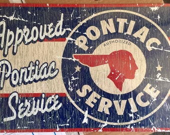 Pontiac Garage Sign | Etsy