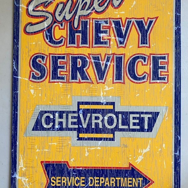 Chevy Super Service - Etsy