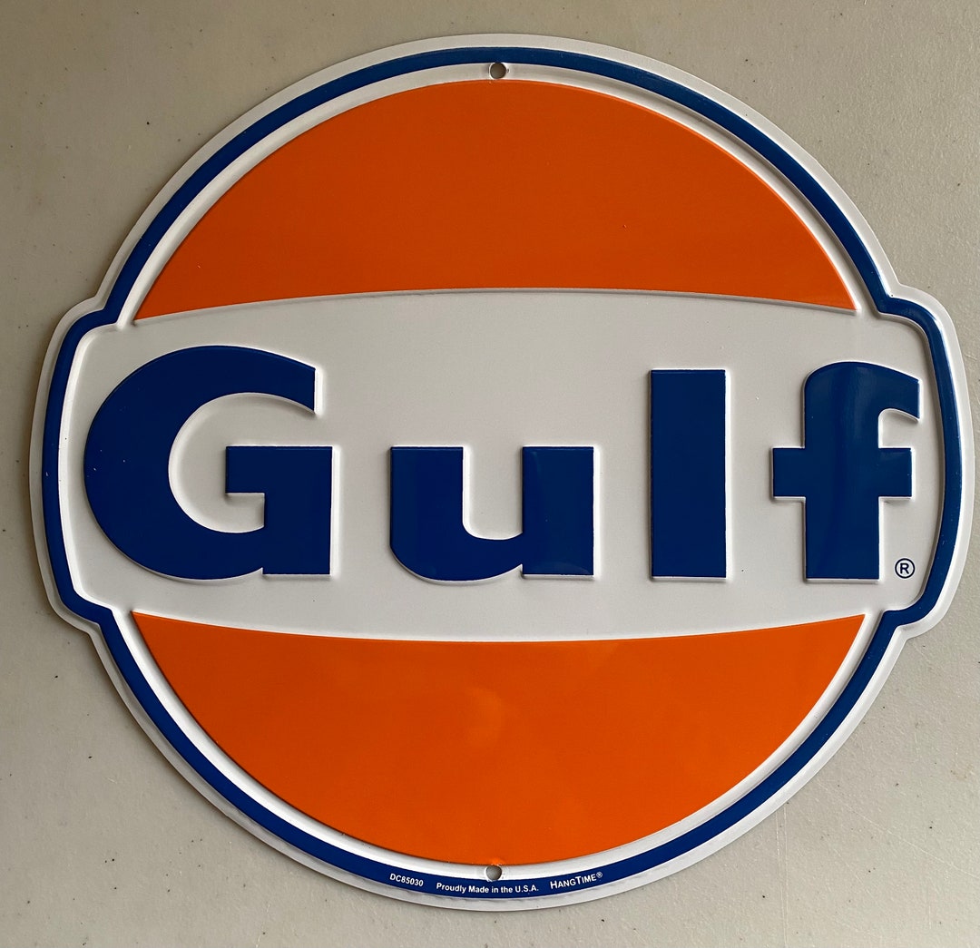12 Gulf Garage Vintage Tin Sign Man Cave Garage Art - Etsy