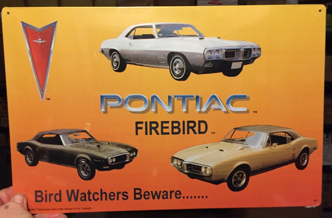 Pontiac Firebird Vintage Tin Sign - Man Cave Garage Art - Etsy