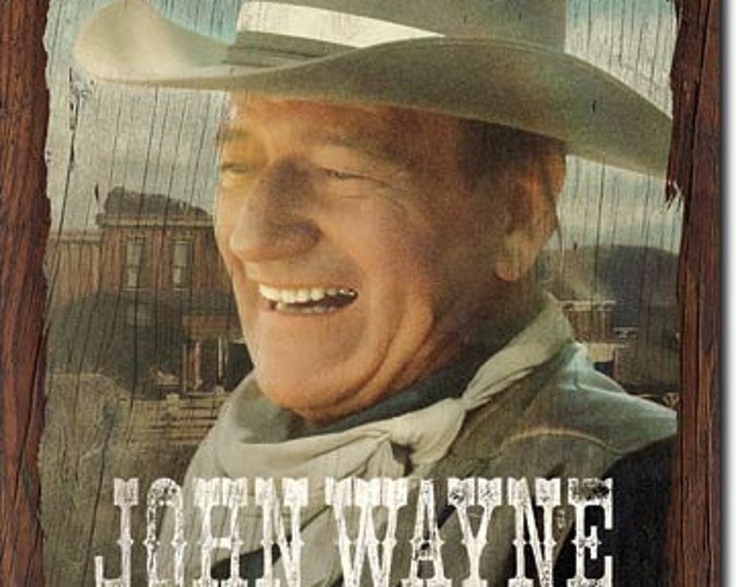 Actor John Wayne Vintage Tin Sign - Man Cave Garage Art - Etsy