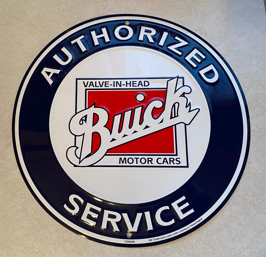 12” Buick Service Sign - Retro Style Metal Garage Sign Man Cave - Etsy