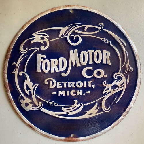 12 Ford Truck Vintage Tin Sign Man Cave Garage Art - Etsy