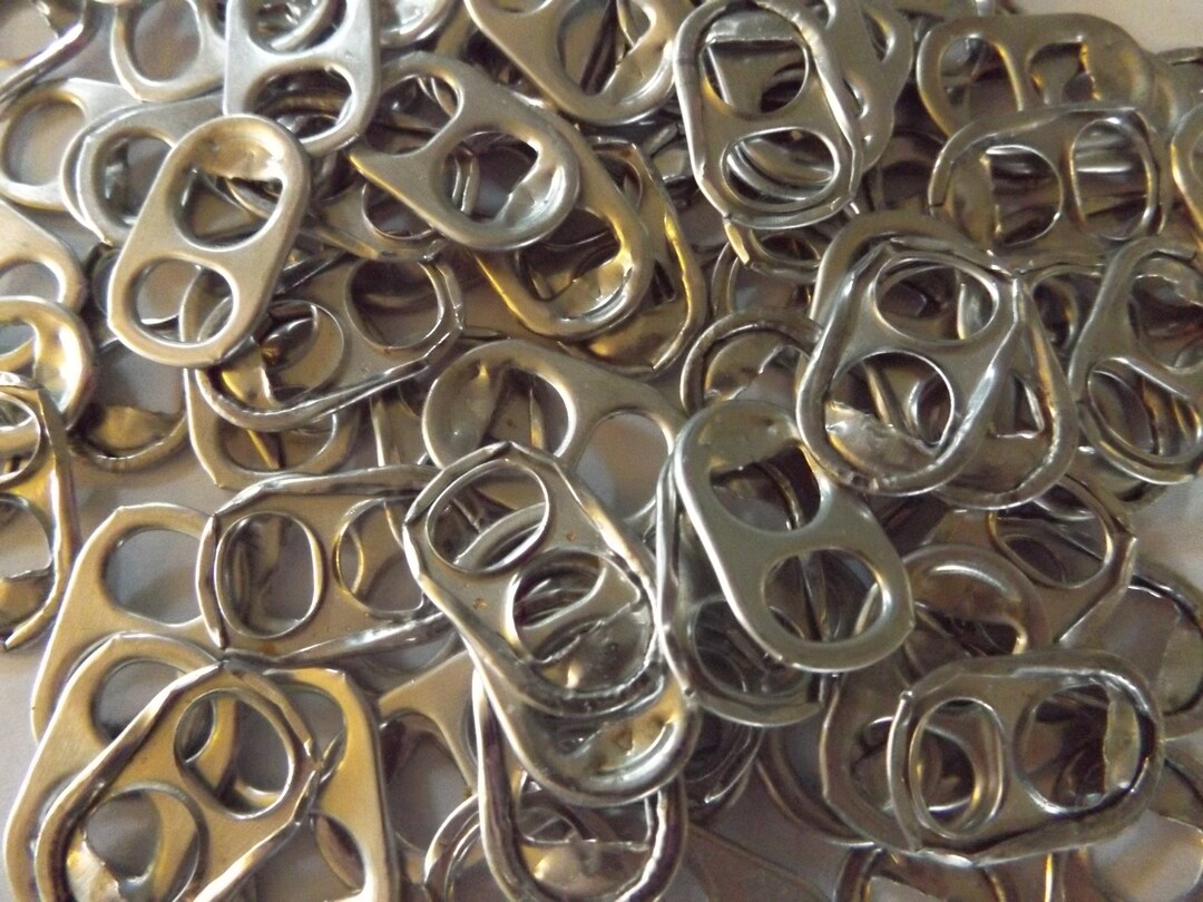 Recycled Aluminum Can Pull Tabs: Craft & Jewelry Supplies - Etsy