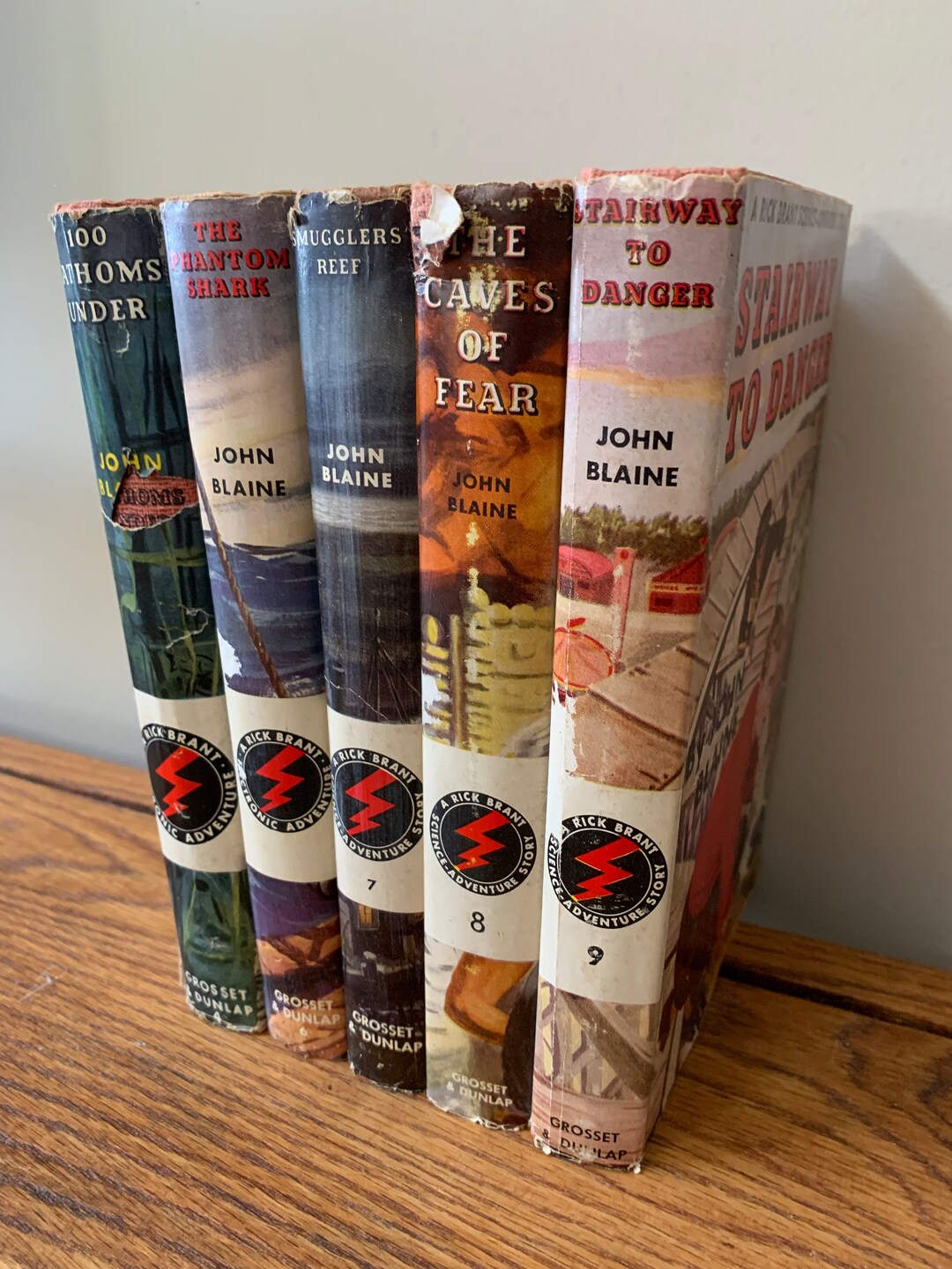 Set of 5 Vintage a Rick Brant Science-adventure Stories by John Blain ...