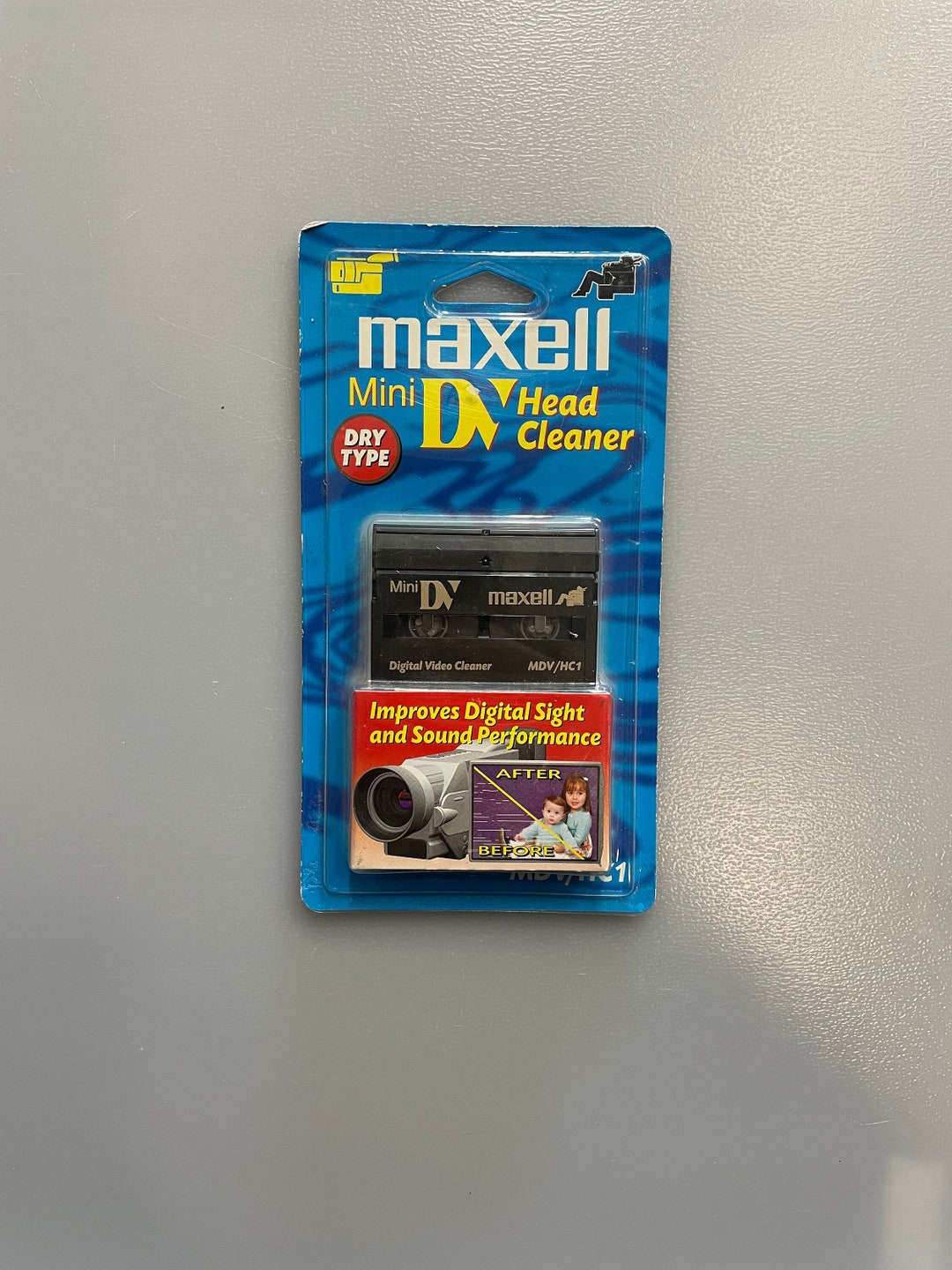New Old Stock Maxell Mini DV Head Cleaner, Dry Type, Sealed in Package ...