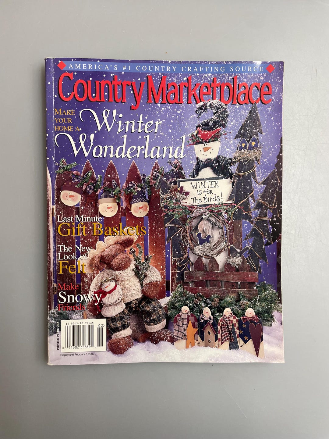 1999 Country Marketplace Magazine, Winter Wonderland, Christmas Snow ...