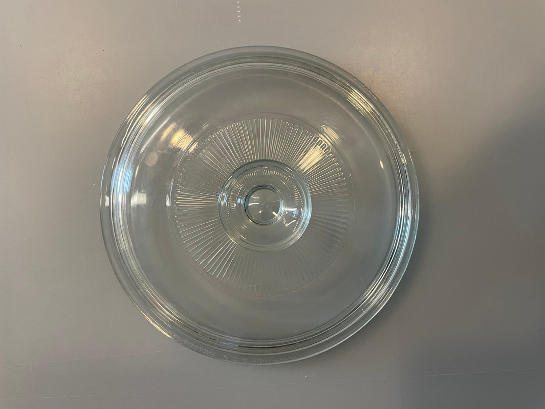Vintage PYREX Round Lid, Clear Glass Lid G-5-C G5C, Replacement Lid for ...
