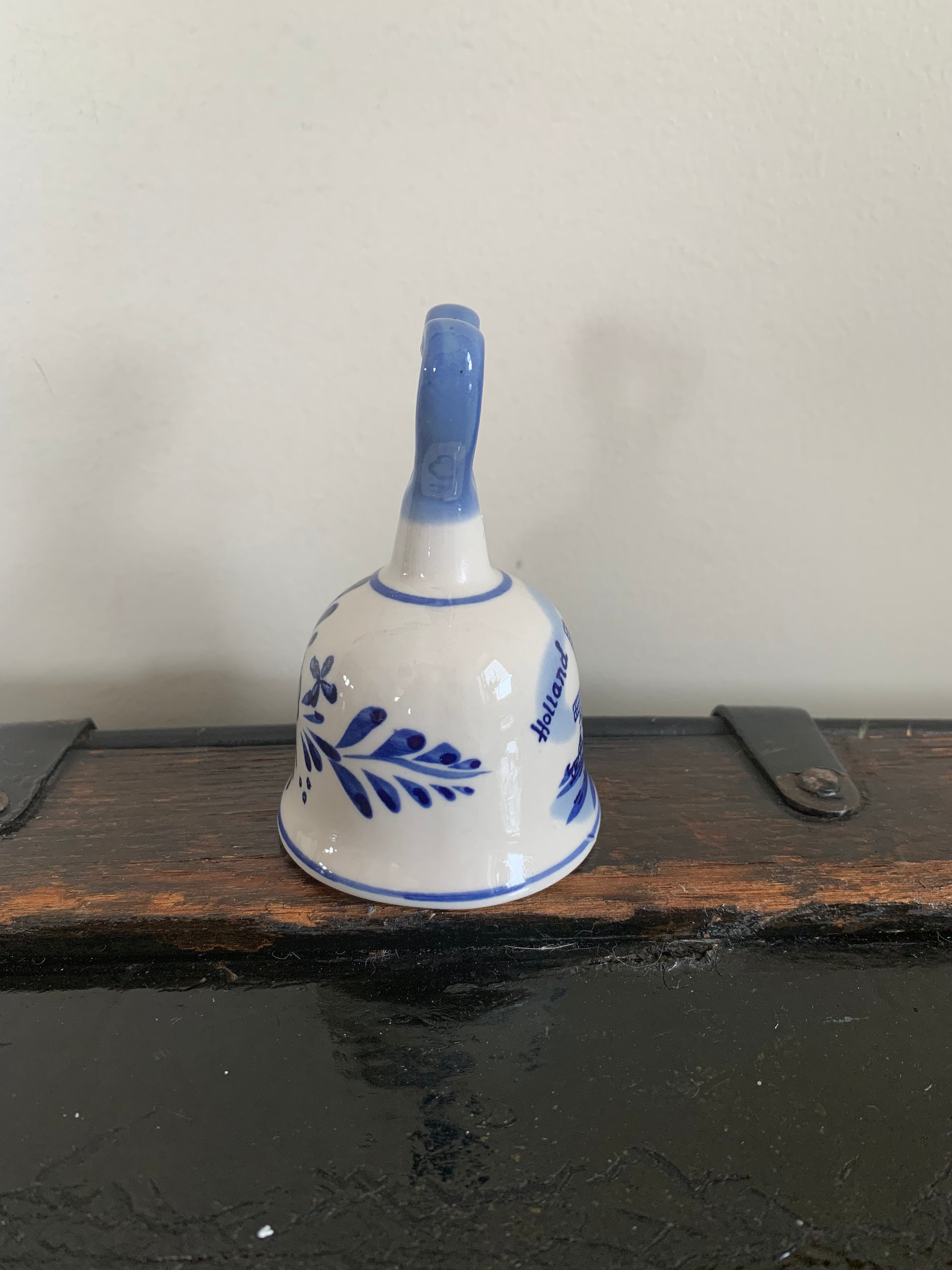 Vintage Delft Blue Bell Heart Shaped Handle Windmill Scene | Etsy UK