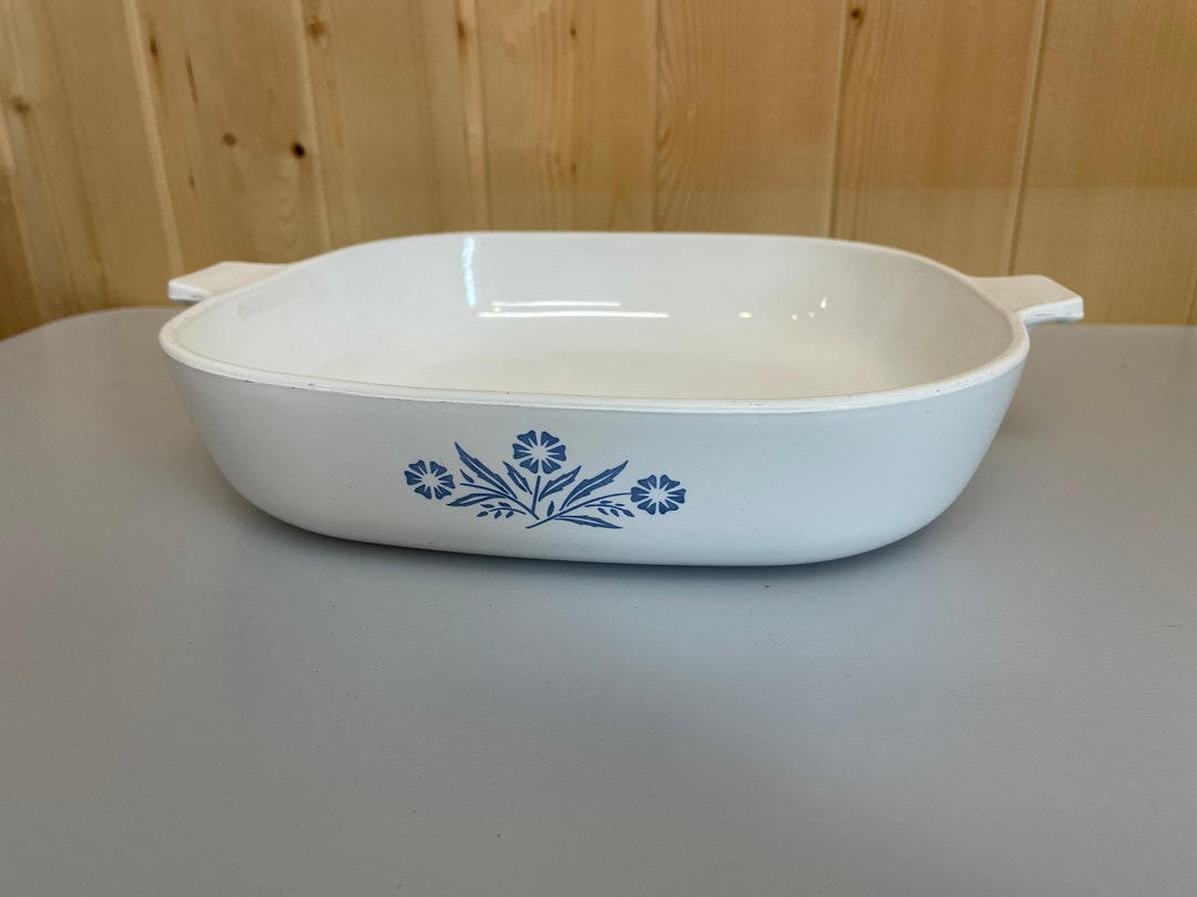 Vintage P-10-B Corning Ware Casserole Dish With the Blue Cornflower ...