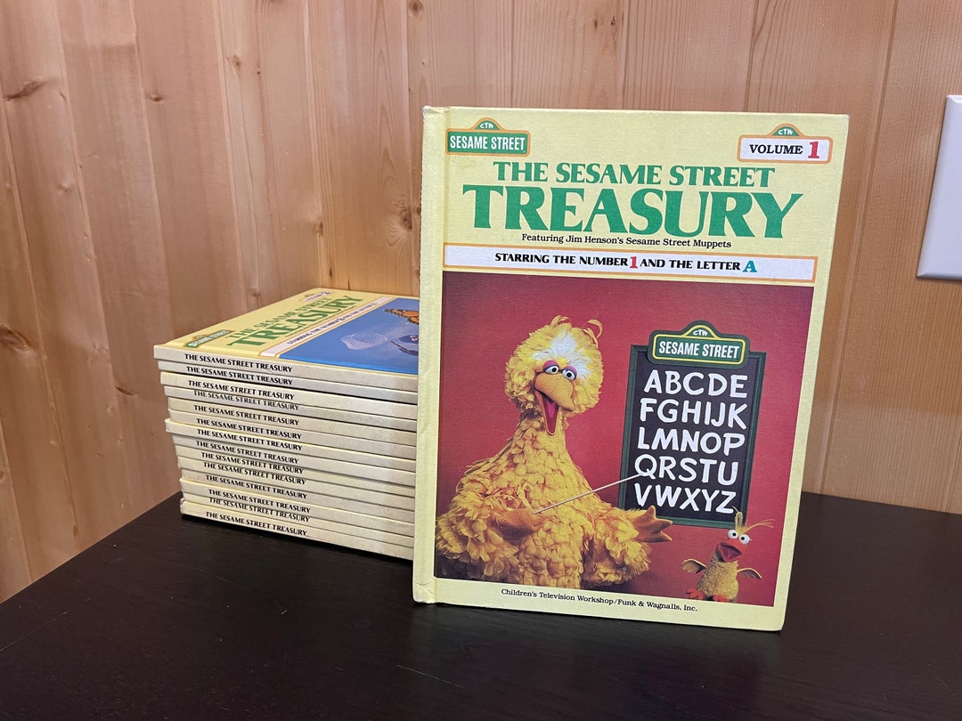 Complete Set Sesame Street Treasury Books, Volume 1 to 15, Vintage ...