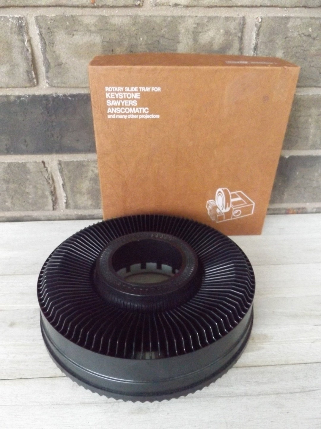Vintage Rotary Slide Tray, Storage for Slides, Holds 100, Carousel ...