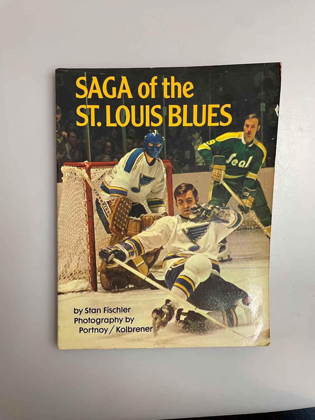 1972 Saga of the ST. LOUIS BLUES Book by Stan Fischler, Softcover ...