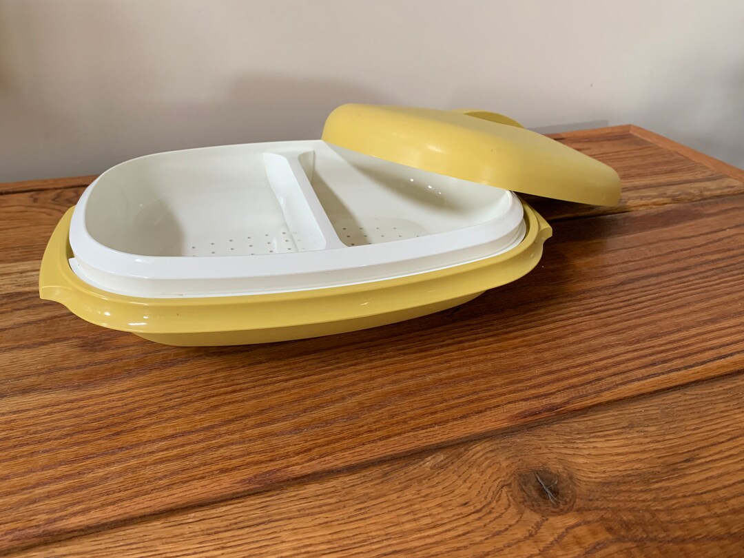 Vintage Tupperware Microwave Food Steamer 6 Cup Vintage - Etsy