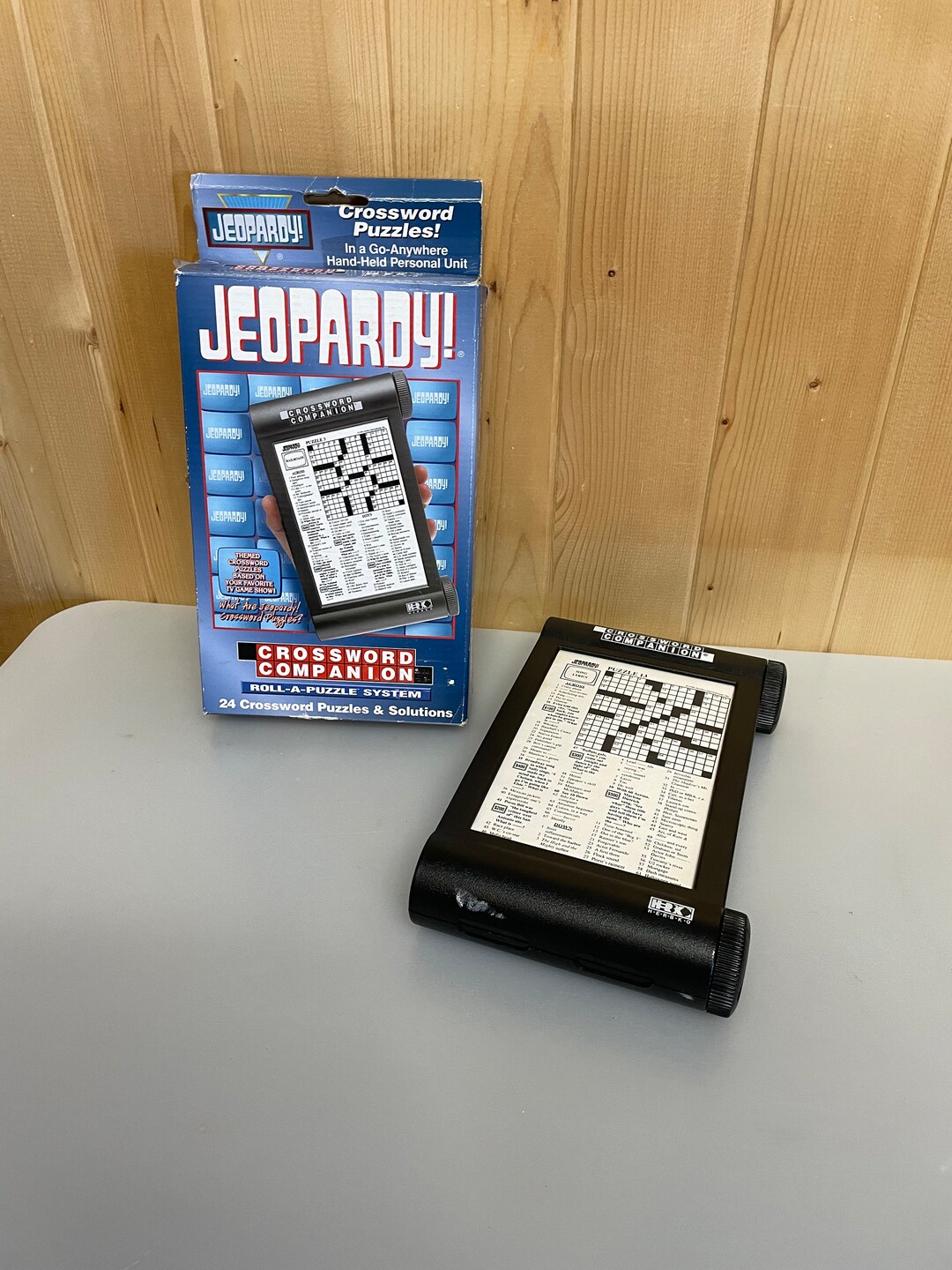 Vintage 1994 Jeopardy! Crossword Companion Handheld Game - Etsy