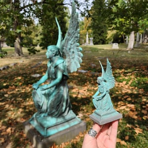 3D Printed Emery Weeping Angel Grave Marker! A Duplicate of a Real Life ...